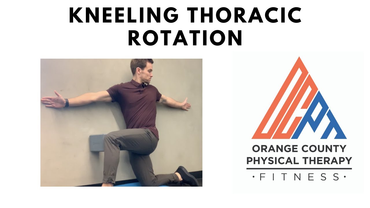 Kneeling Thoracic Rotation - YouTube