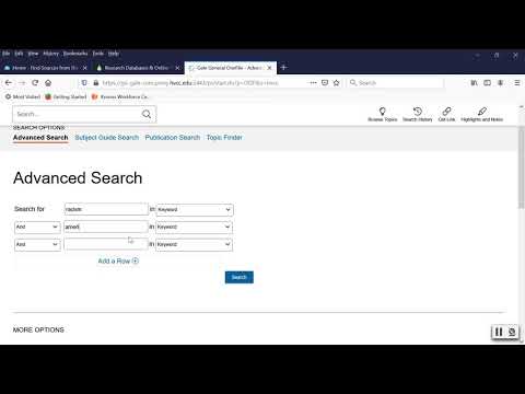 Searching General OneFile - YouTube