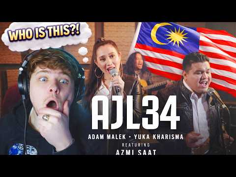 European Reacts to AJL34 Medley - Adam, Yuka & Azmi (Featuring. Scifunk)