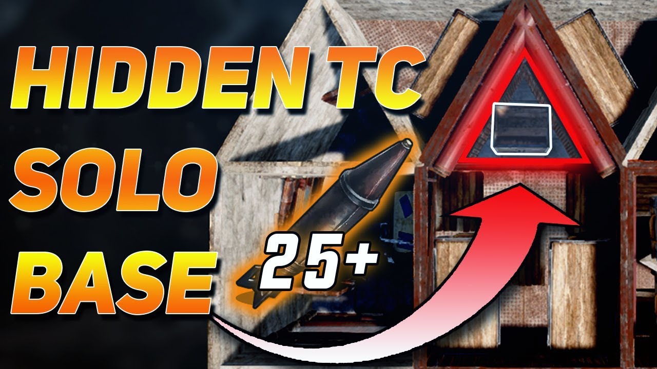 Rust Trapped Solo Base Design With Hidden TC - YouTube
