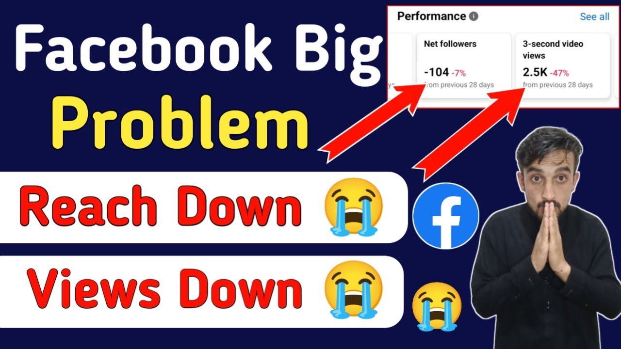 Facebook Big Problem 😢 Facebook Reach Problem Solve | Views Increase - YouTube