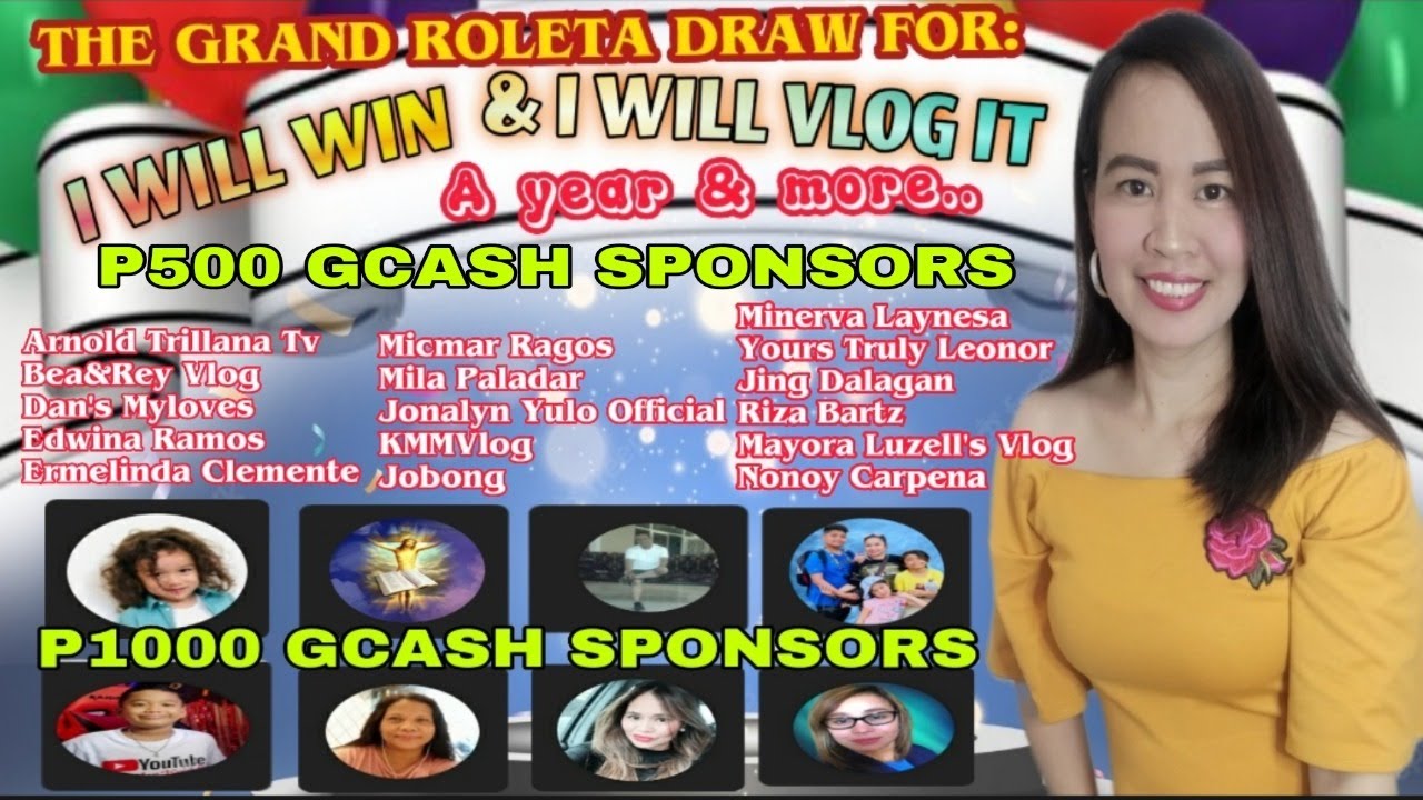 SEPTEMBER 30 THE GRAND ROLETA DRAW FOR #IWillWinAndIWillVlogIt - YouTube