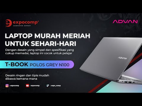 Laptop 3jutaan, kuliatasnya emang oke?!? Review : Advan T-Book💻 - YouTube