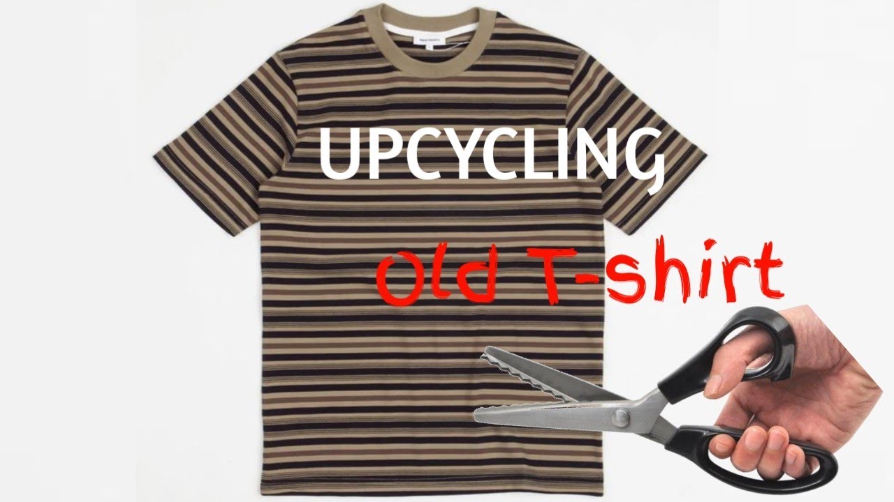 DIY Recycling a T-Shirt|Reform Old Your Clothes in 5 min|Refashion ...