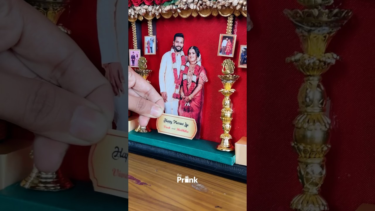 Making of Miniature Box Wedding Gift | 3d Miniature Frame | 3d Box DIY ...