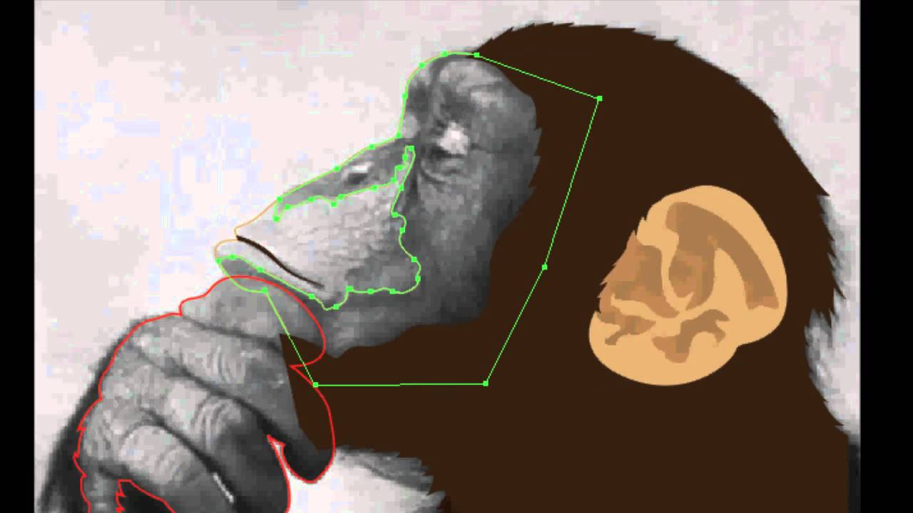 Rise of the Planet of the Apes - Speed Drawing (Vector Trace) - YouTube