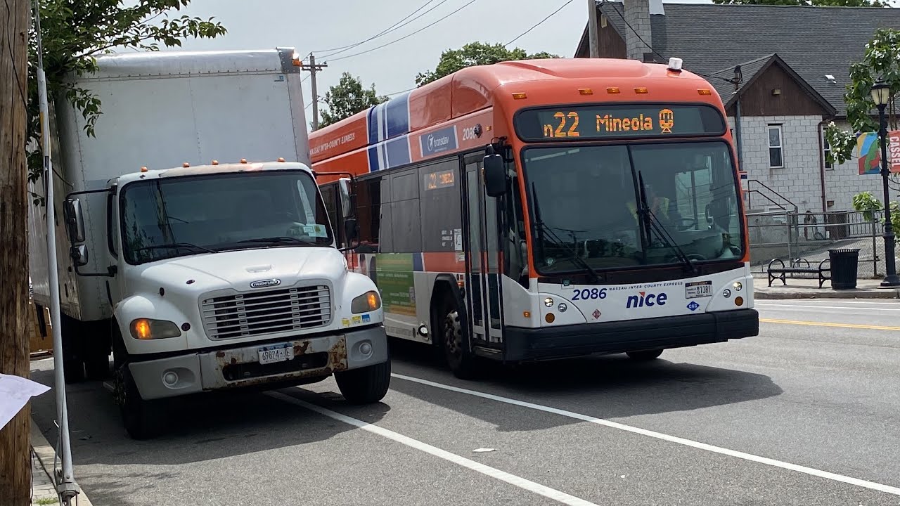NICE Bus Onboard: 2022 Gillig BRT+ CNG 2086 on the n22 - YouTube