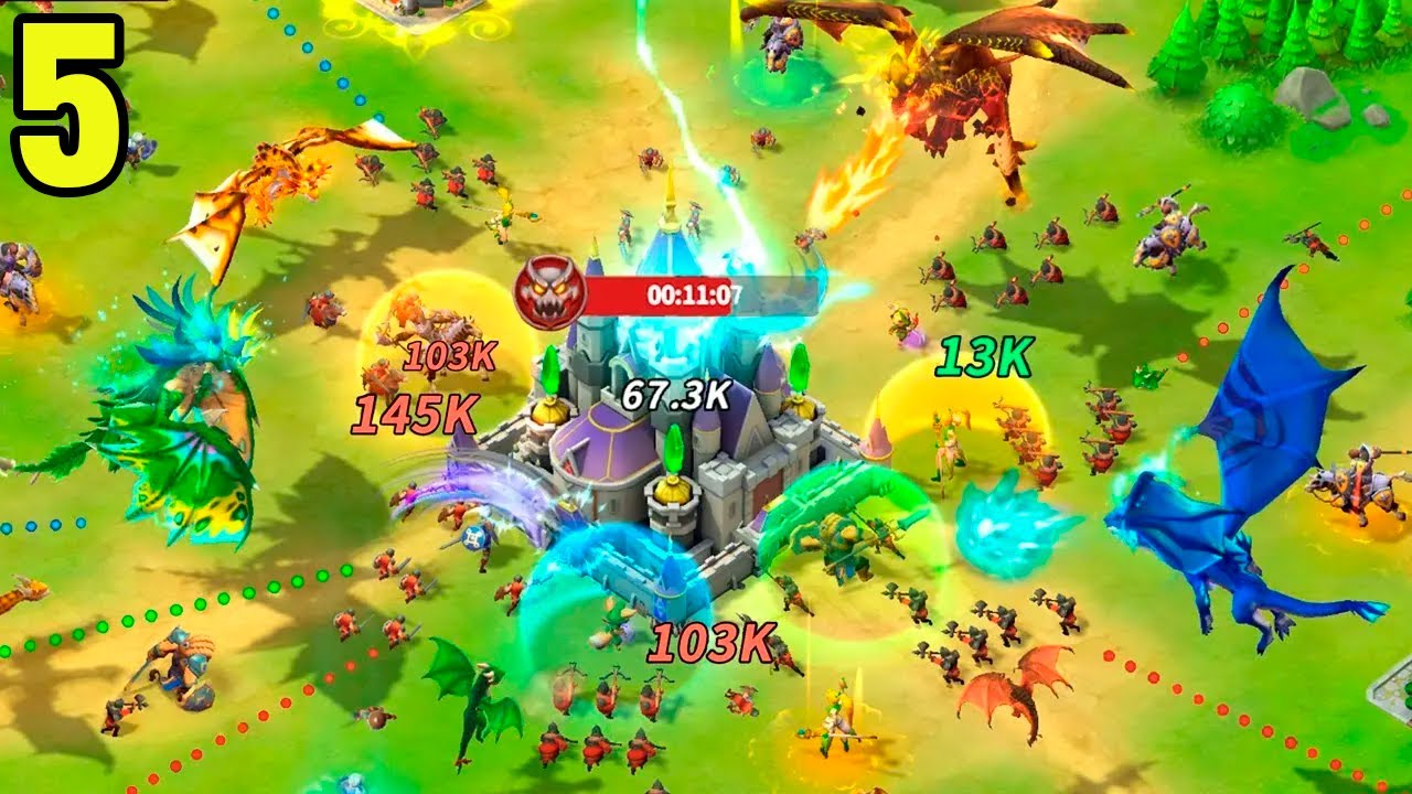 Dragon Siege: Kingdom Conquest Best Strategy Base Game Mobile Android ...