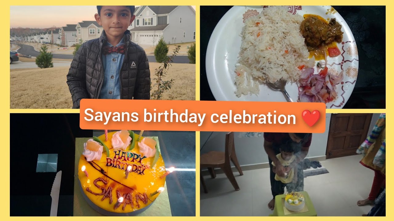 sayans birthday celebration🎉| not well|Tanzila Naik|Tanu's World| - YouTube