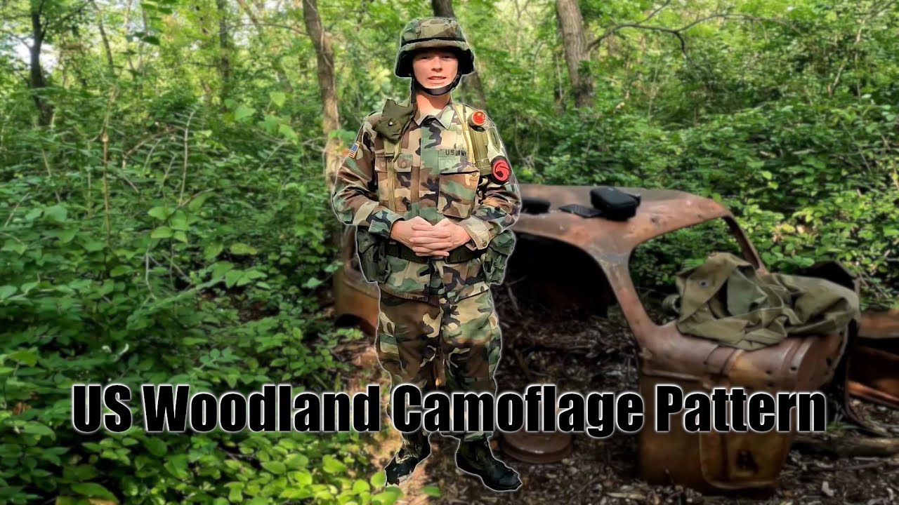 US woodland camouflage pattern review (with LCE system) - YouTube
