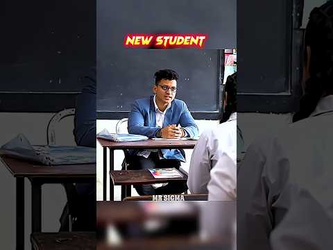 New Student In School 😎🏫 | Backbencher Introduction | #sigma #memes #school #shorts @Chetan026