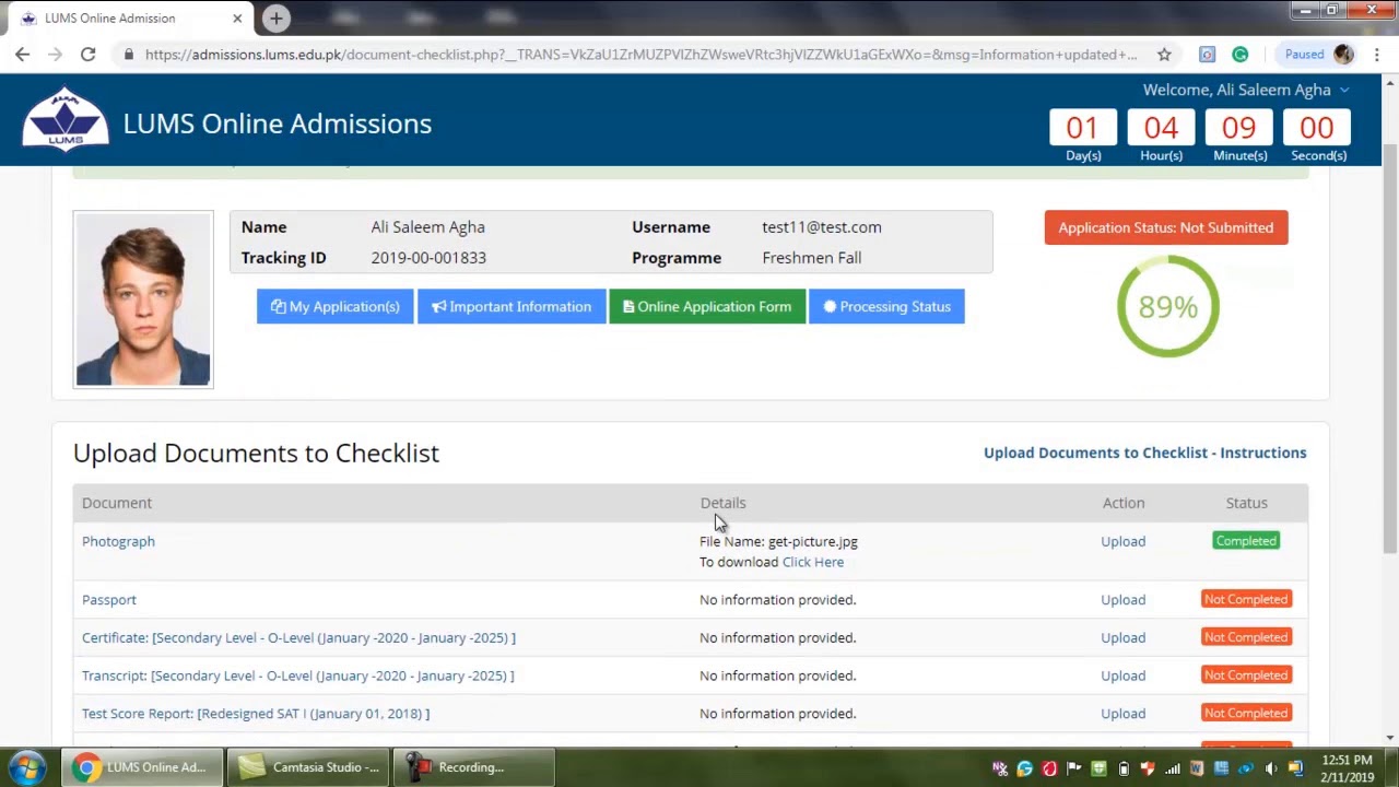 LUMS Online Application - YouTube