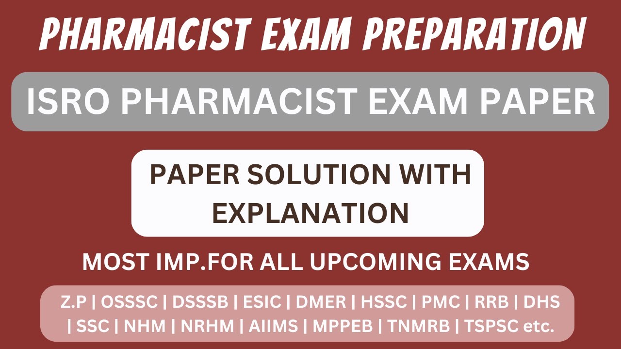 Sepoy pharmacist paper solution | Sepoy pharmacist exam questions 2024 ...