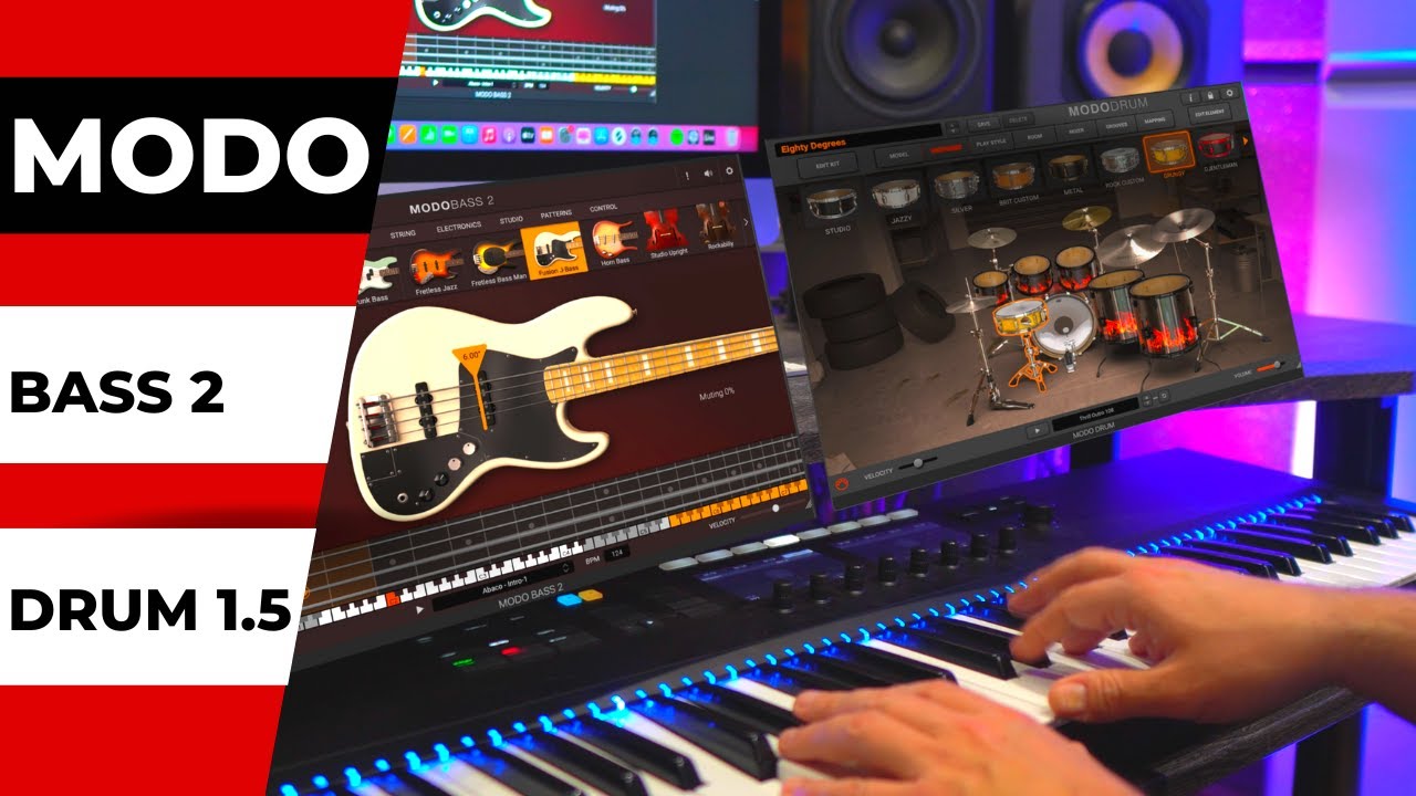 IK MULTIMEDIA - MODO BASS 2 & MODO DRUM 1.5 - Sound Demo - YouTube