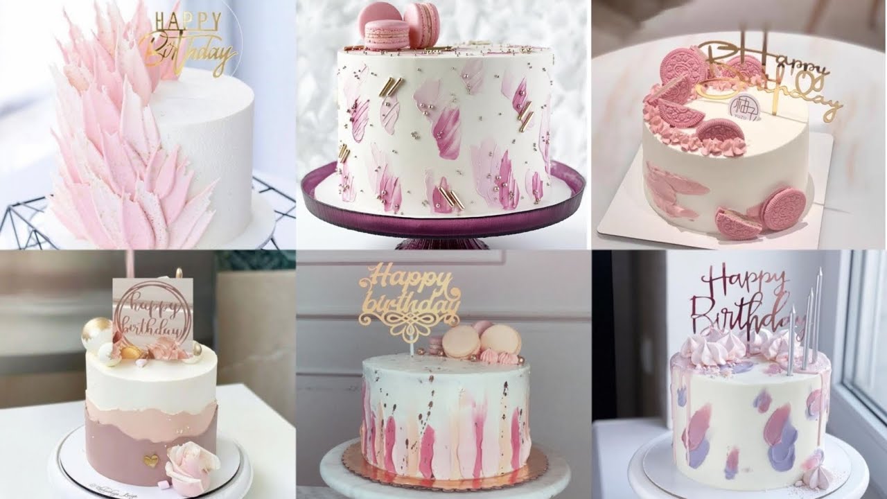 Simple And Beautiful Birthday Cake Desings || Birthday Cake desings ...