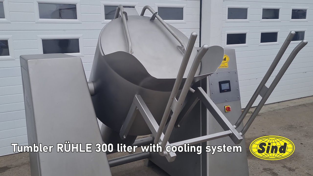Tumbler RÜHLE 300 liter with cooling system | RÜHLE tambler 300 litara ...