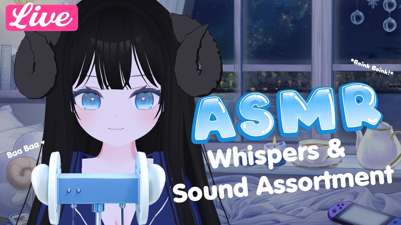 ASMR 💙 Whispers & Sound Assortment - YouTube