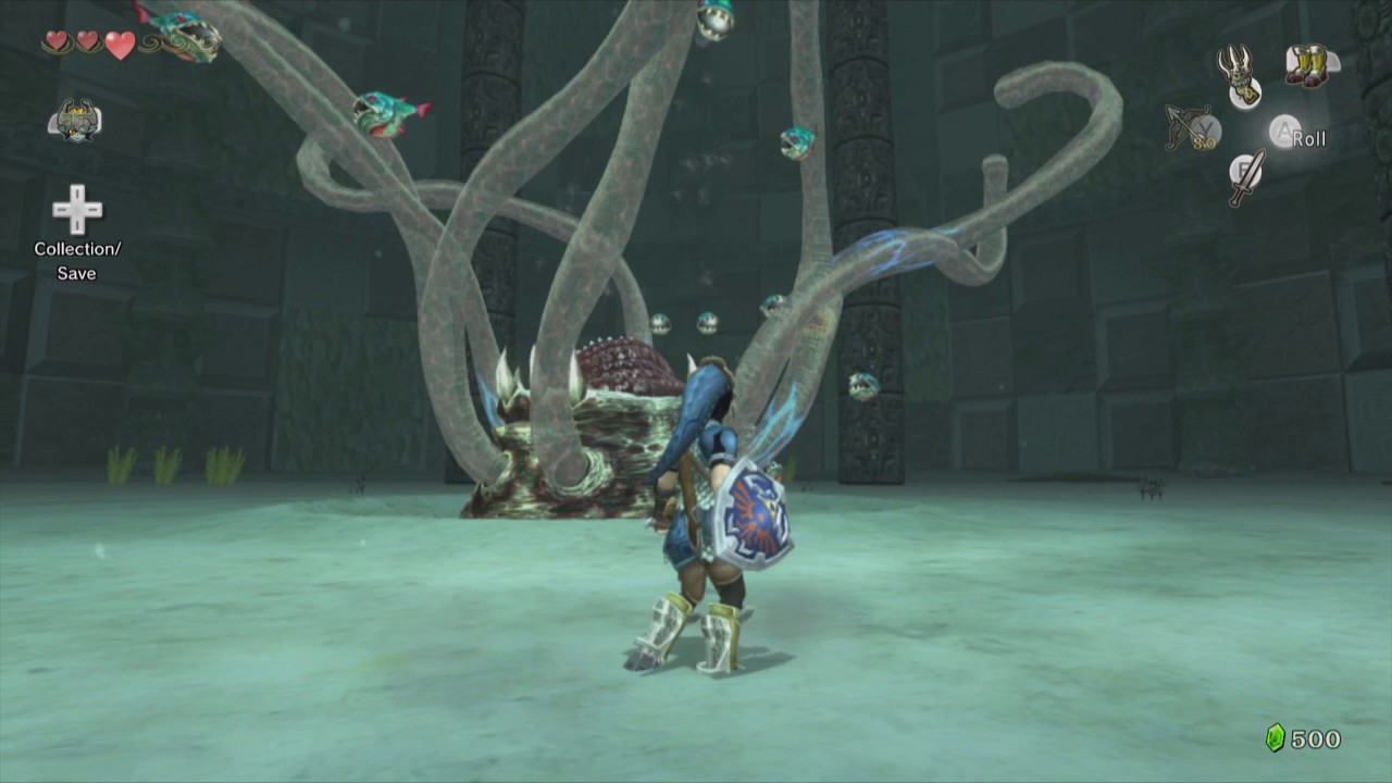 The Legend of Zelda: Twilight Princess HD - Morpheel Boss Battle - YouTube