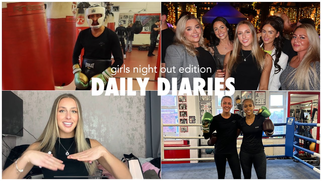 daily diaries | girls night edition - YouTube
