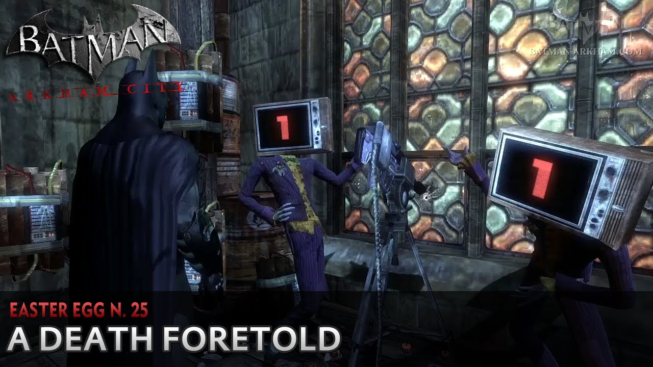 Batman: Arkham City - Easter Egg #25 - A Death Foretold - YouTube