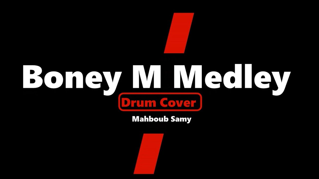 Boney M - Medley - Drum Cover #boneym #drumcover #trending - YouTube