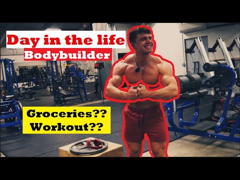 DAY IN THE LIFE | Bodybuilder Shopping and Gym Lift - YouTube