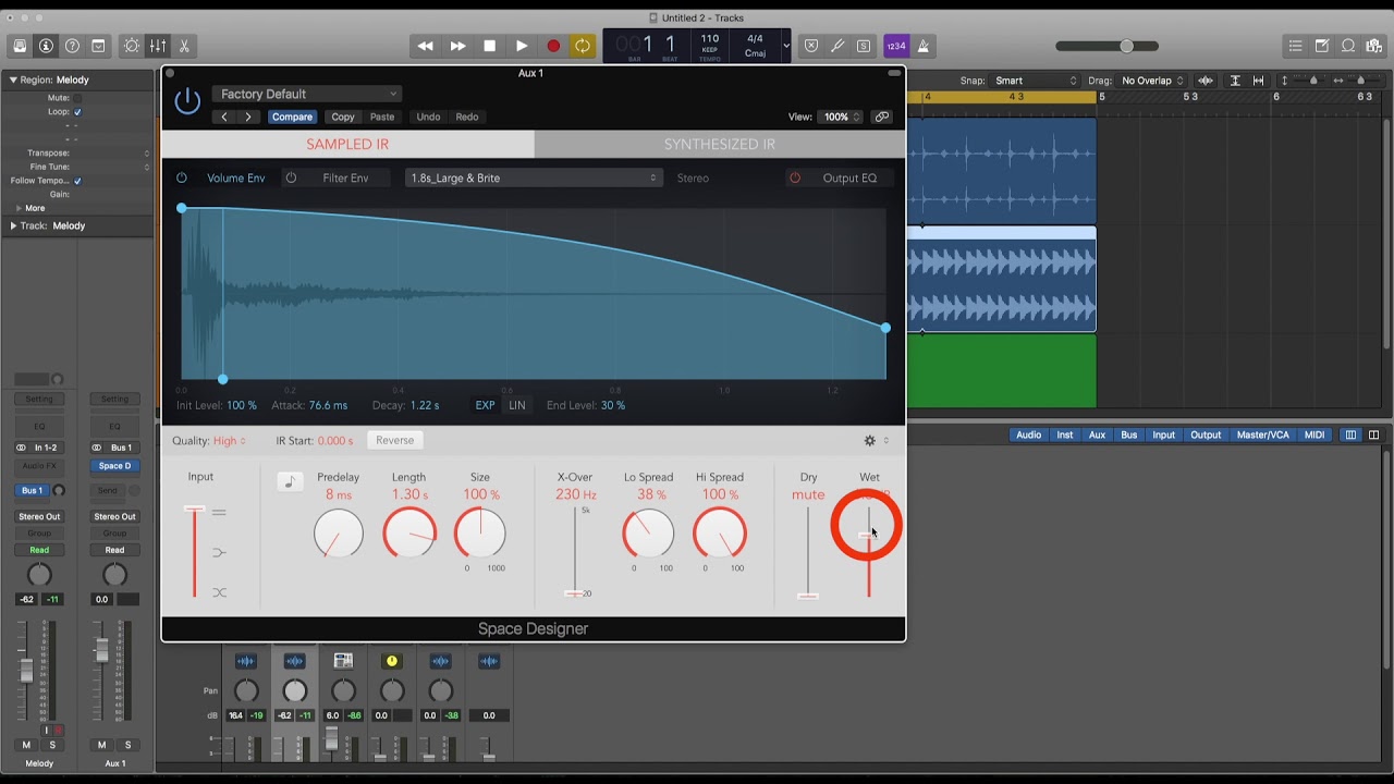 How to add and use Send & Return Channels in Logic Pro X - YouTube