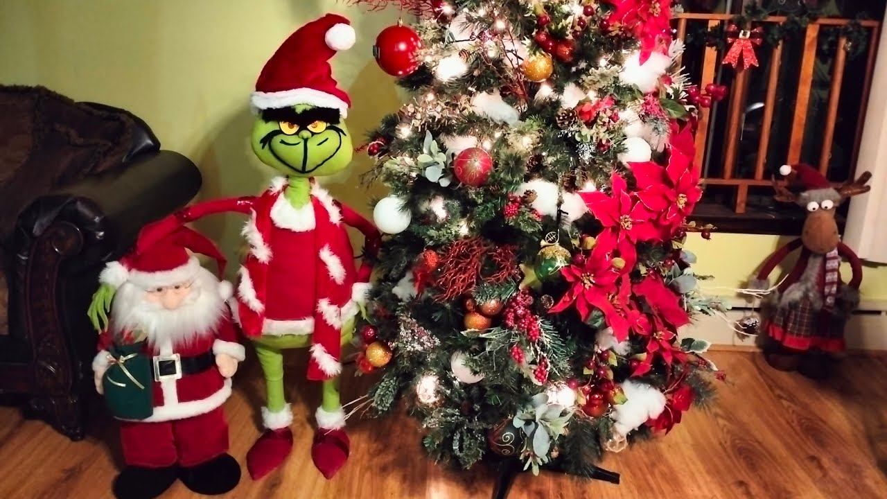 DIY Christmas with "Mr. Grinch" tutorial part 1. How to make Grinch's ...