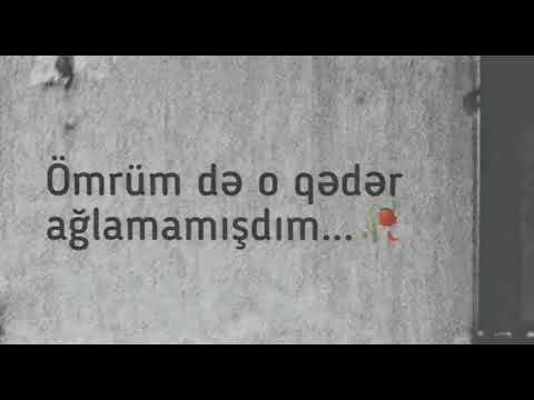 Ömrümdə o qədər ağlamamışdım 🥀
