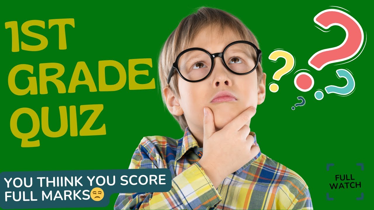 Are You Smarter Than a 1st Grader? - Amazing Facts for Kids: First ...