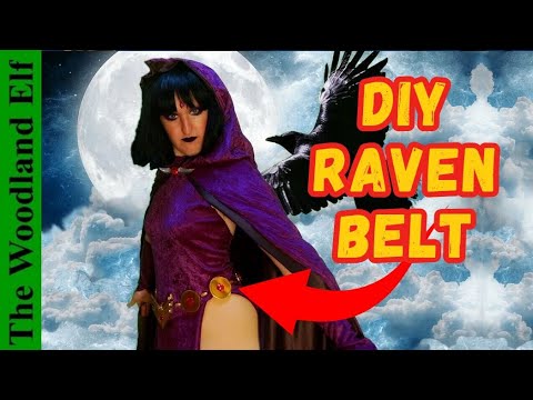 DIY Raven Costume Belt - Teen Titans DC Raven - How Make a Cheap and ...