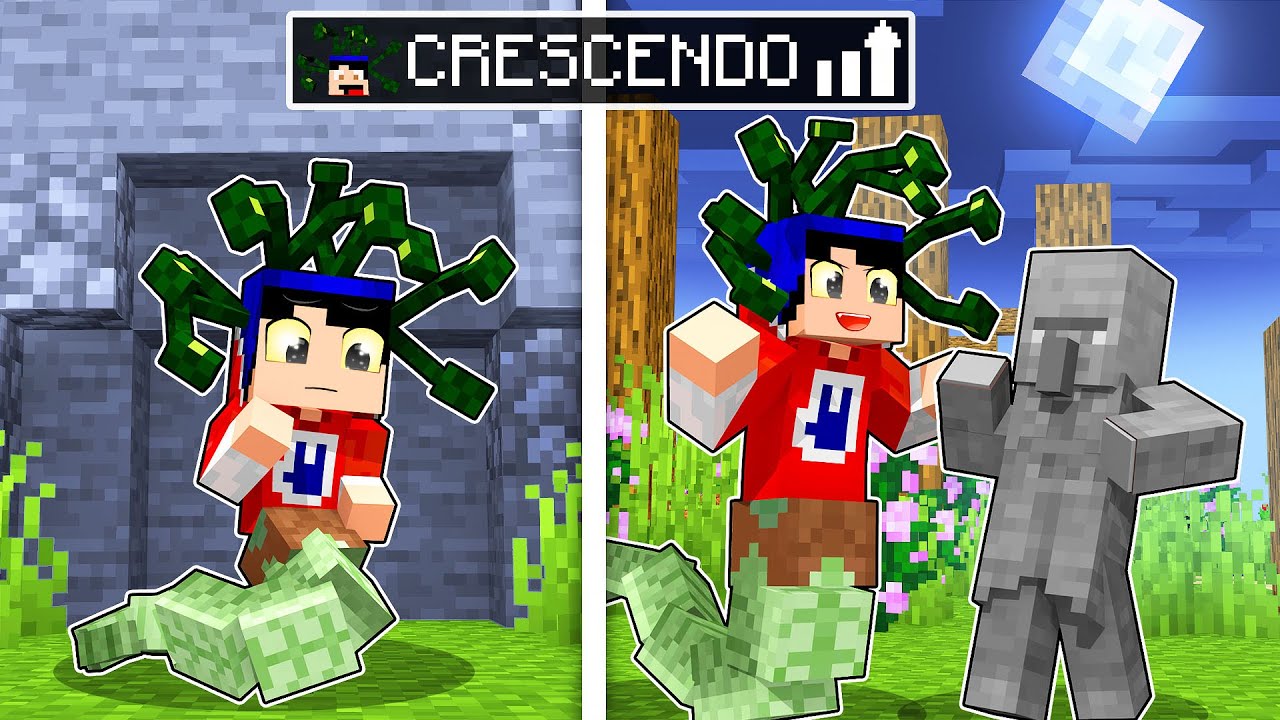 CRESCENDO como MEDUSA no Minecraft - YouTube