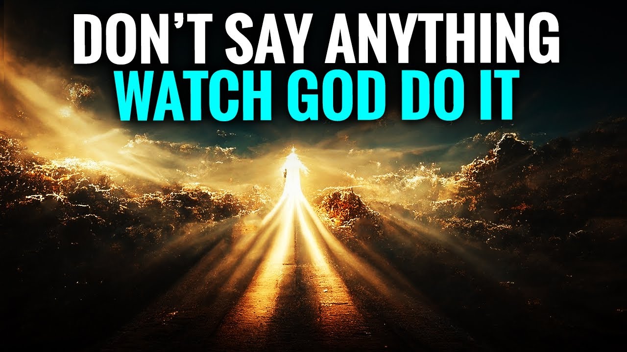 IT IS ALREADY YOURS GOD SAYS, DON’T SAY A WORD WATCH IT COME YOUR WAY ...