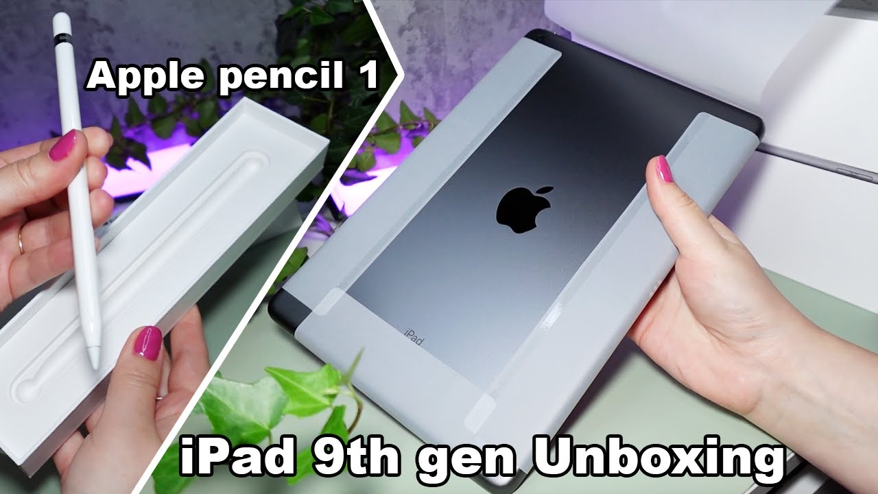 iPad 9th gen & Apple Pencil 1 Unboxing ASMR in 2023 | My New stuff ...