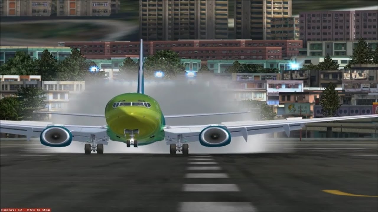 Boeing 737 Windows Vista Special Paint - FSX Gameplay HD - YouTube