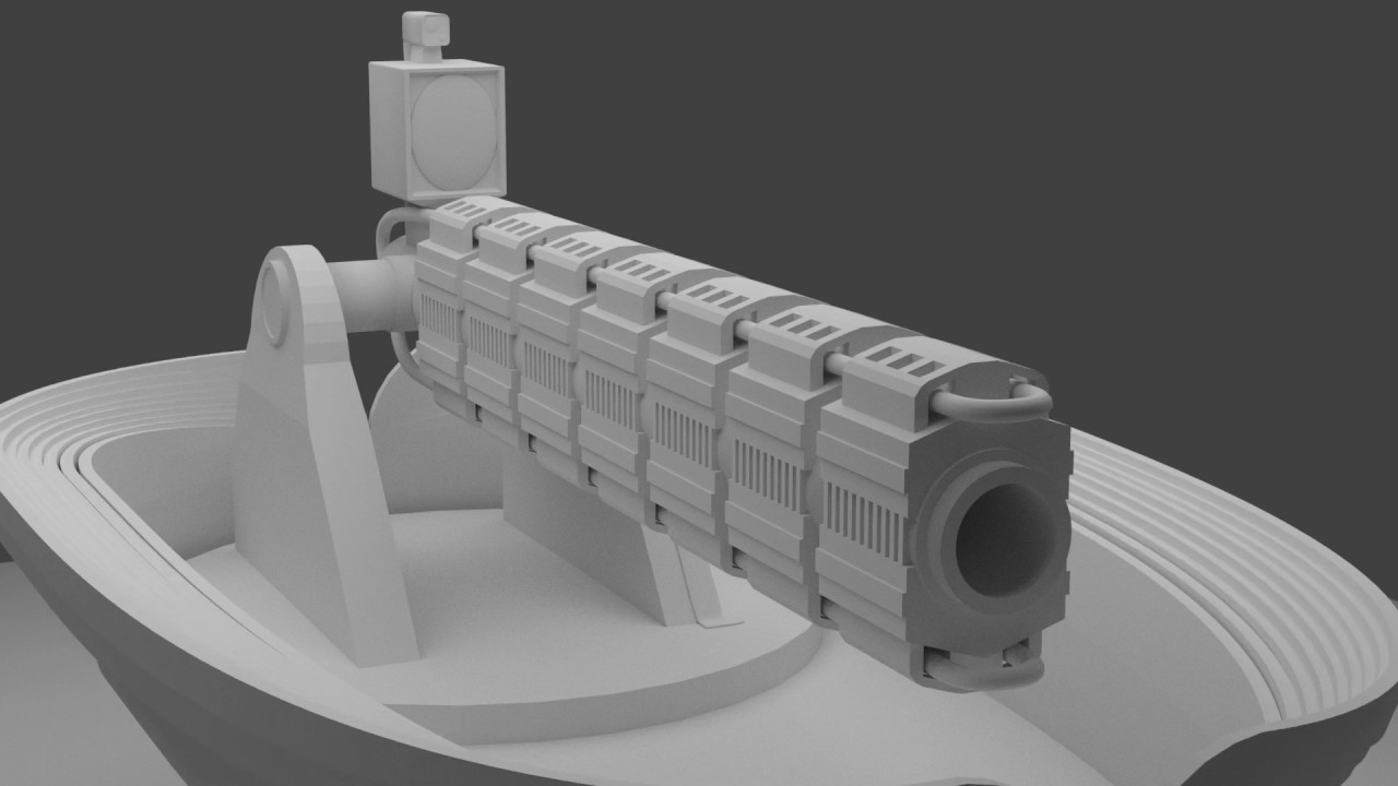 Single Beam Turret Opening Animation Test 1 - YouTube