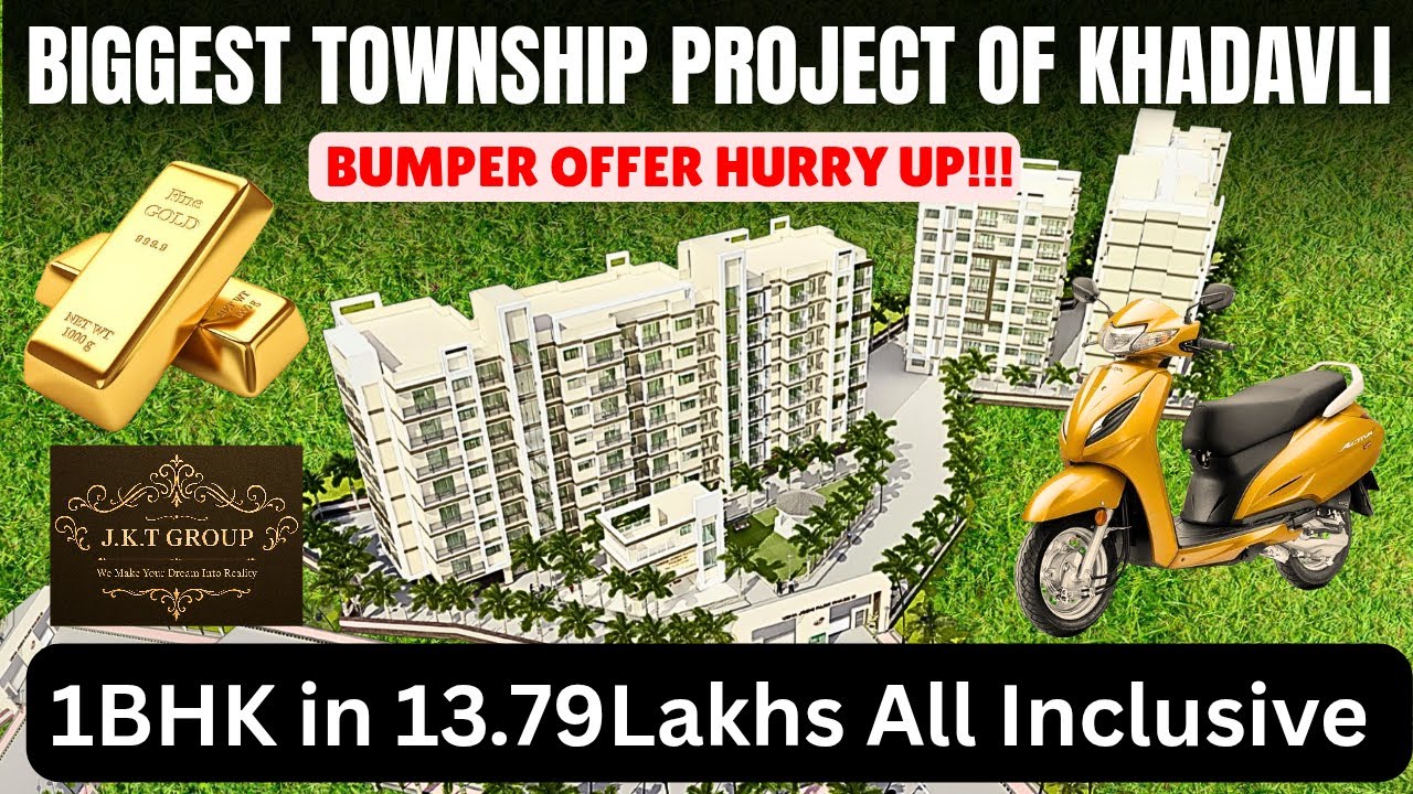 Mega Township in Khadavli: 1bhk for ₹13.79 Lakh (All inclusive) # ...