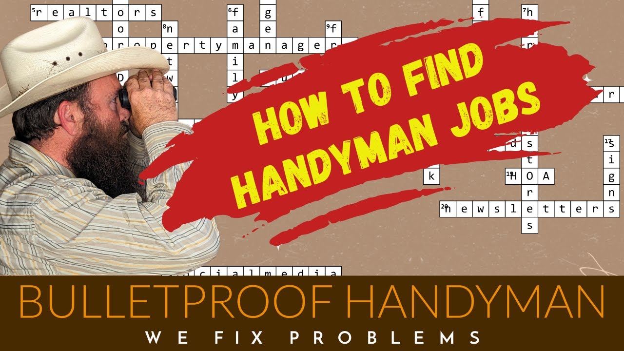 How To Rustle Up Some Handyman Jobs - YouTube