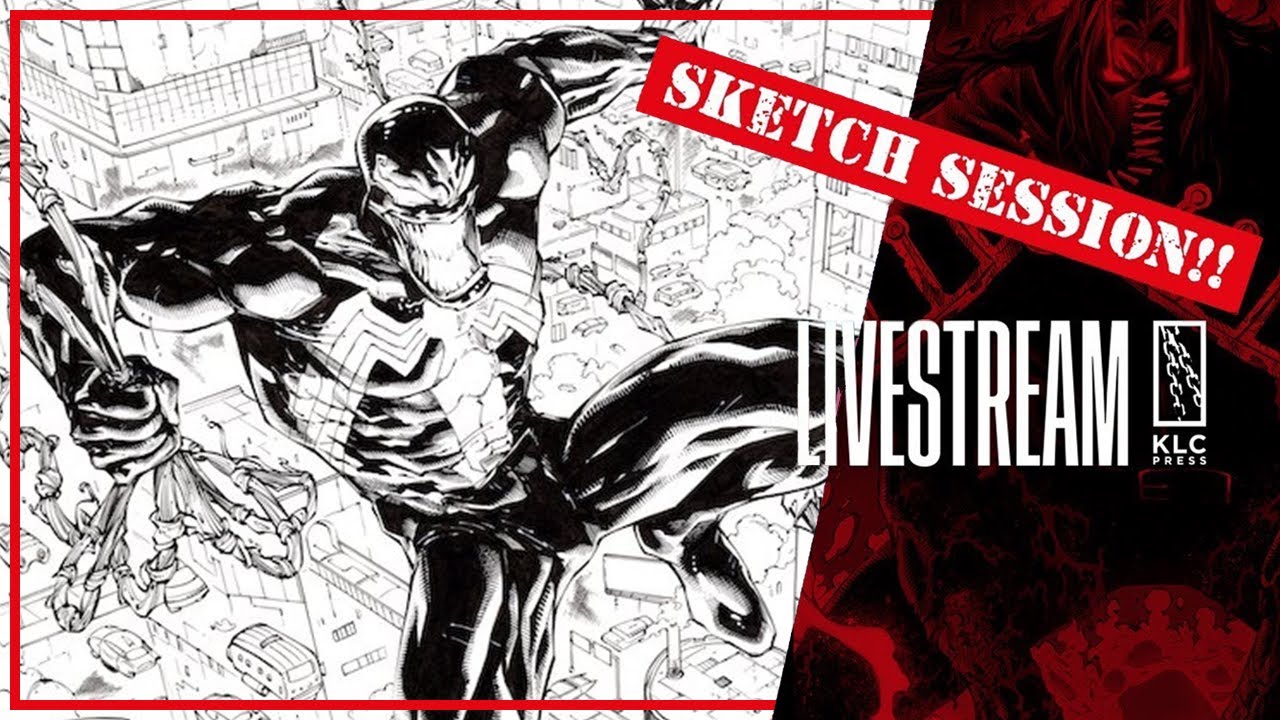 A VERY SPOOKY VENOM | Ryan Stegman Sketch Sessions - YouTube