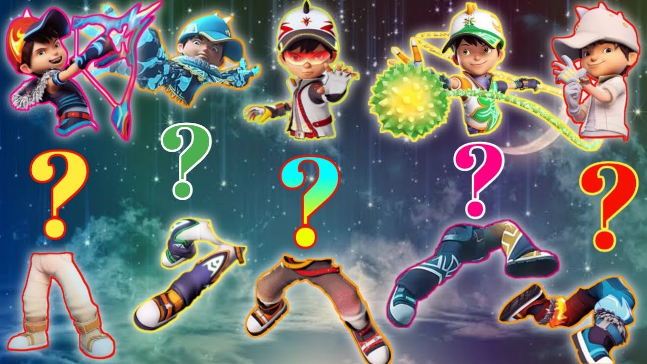 MEMASANGKAN & MENCOCOKAN KAKI BOBOIBOY FROST FIRE,BOBOIBOY GLACIER ...