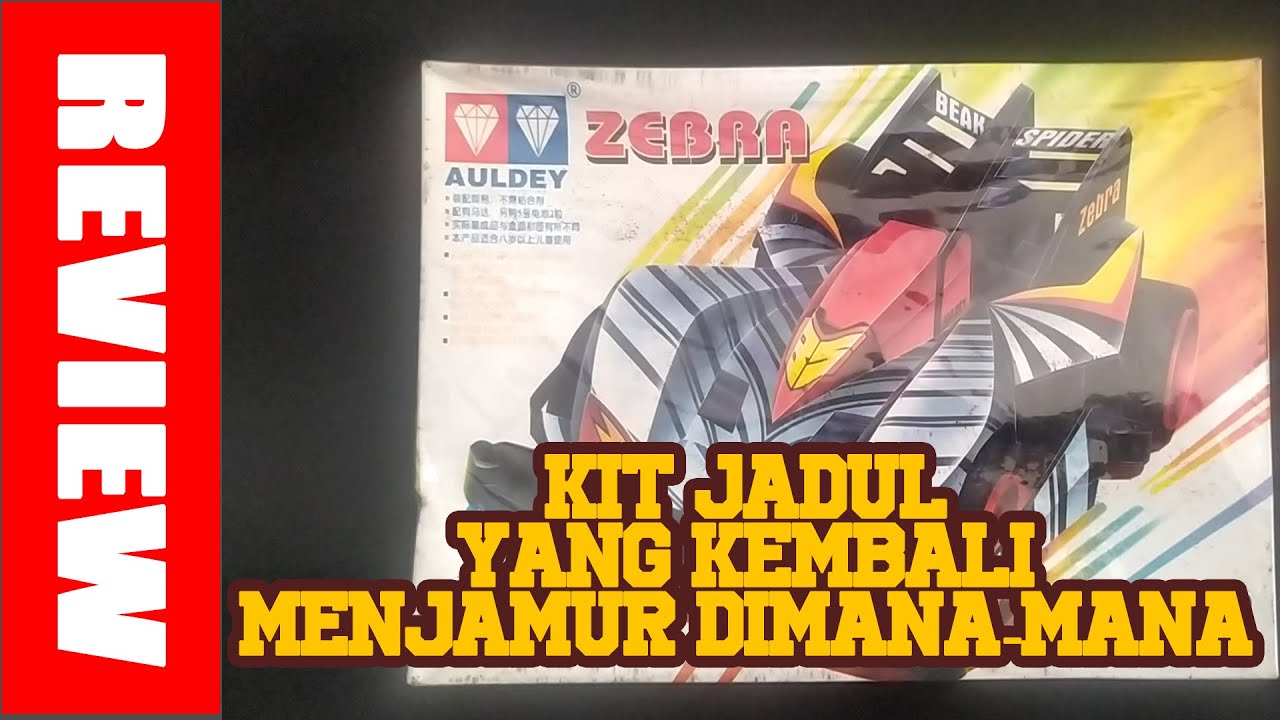 [ミニ四駆] REVIEW TAMIYA BEAK SPIDER ZEBRA VERSI AULDEY - YouTube