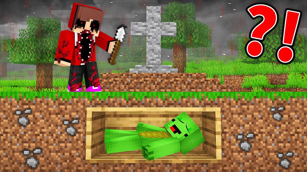 How JJ.EXE Buried Mikey Alive in Minecraft (Maizen) - YouTube
