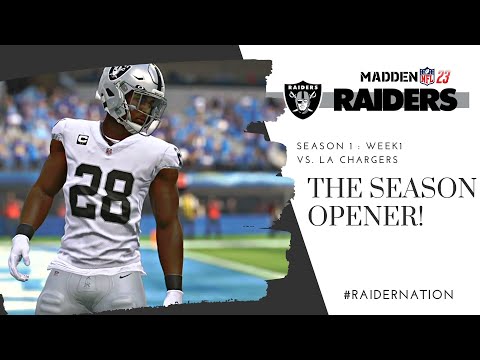 Madden 23 Raiders Franchise | Opening Night! | Season1/Week1 - YouTube