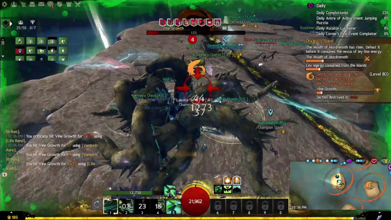 Guild Wars 2 Mouth Of Mordremoth Boss Fight - YouTube