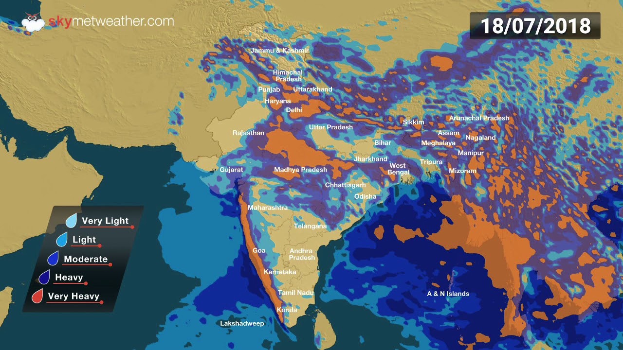 7 Day Rainfall Forecast from July 15 to July 21 - YouTube