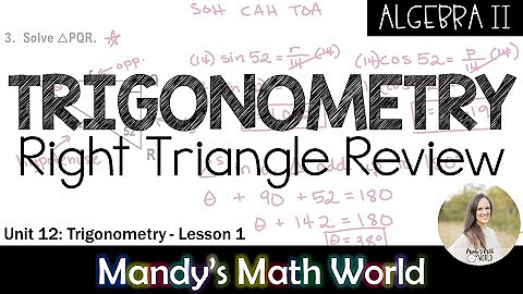 Algebra 2, Unit 12: Trigonometry - YouTube