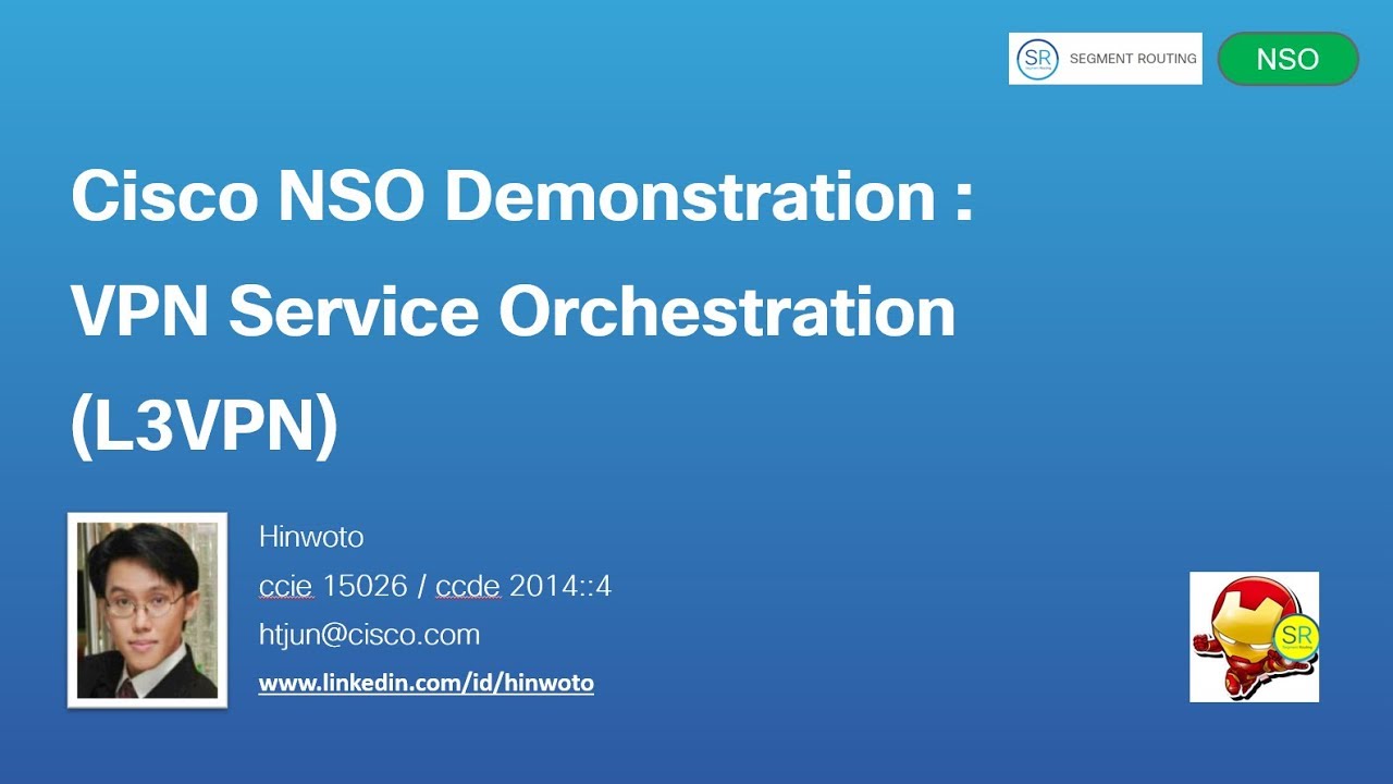 2. Cisco NSO VPN Service Orchestration (L3VPN) (2019) - YouTube