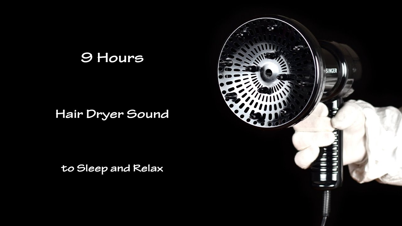 Hair Dryer Sound 246 | Visual ASMR | 9 Hours White Noise to Sleep and ...