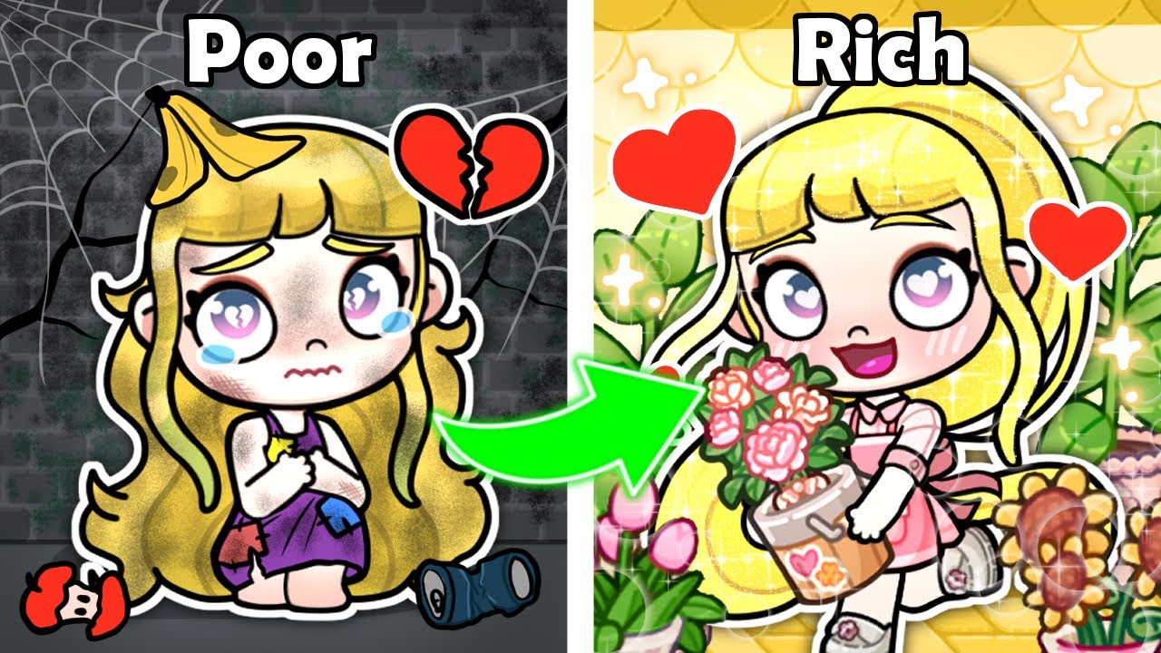 Hidden Truth: Rich Girl vs Poor Girl 💐😱| Avatar World Story - YouTube