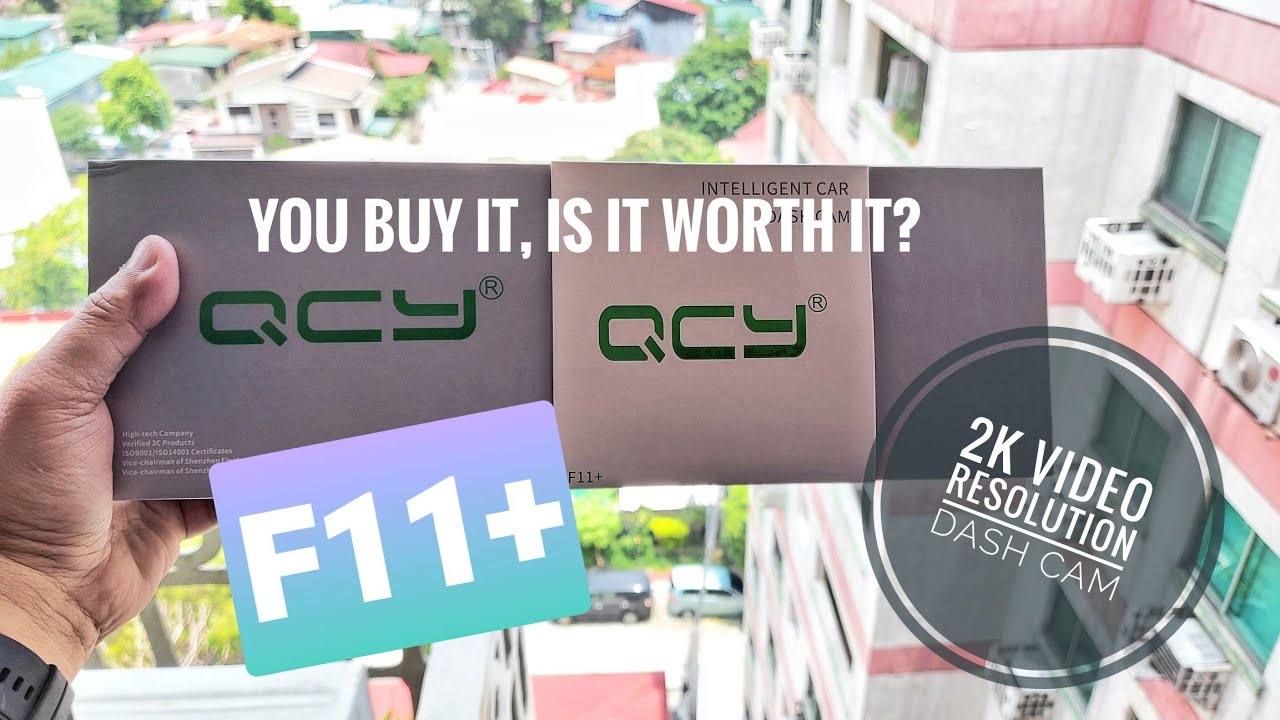 QCY F11+ Dash Cam with 2k resolution video - YouTube